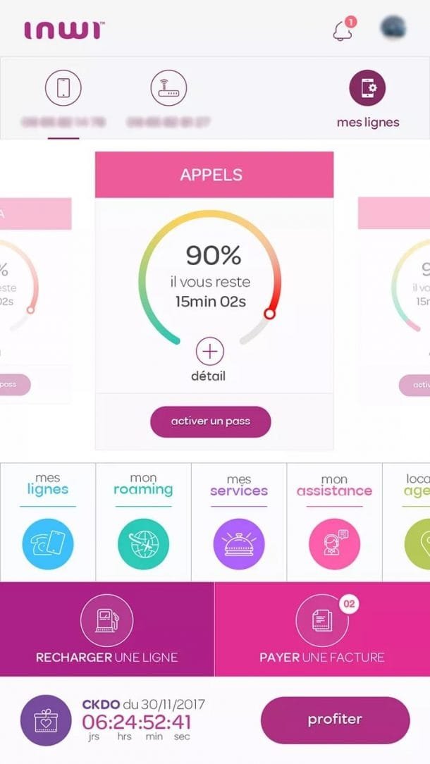 Application "My inwi" | The Rolling Notes